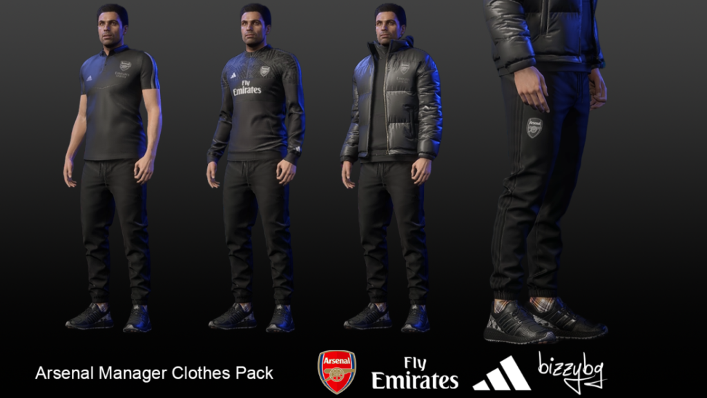 FC 24 Arsenal Manager Clothing Mod TU6 • FIFASite.pl
