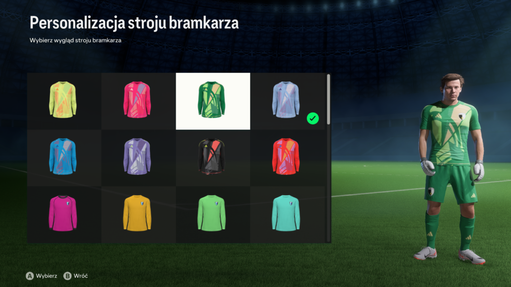 FC 24 Adidas 2024 GK kit template TU8 • FIFASite.pl